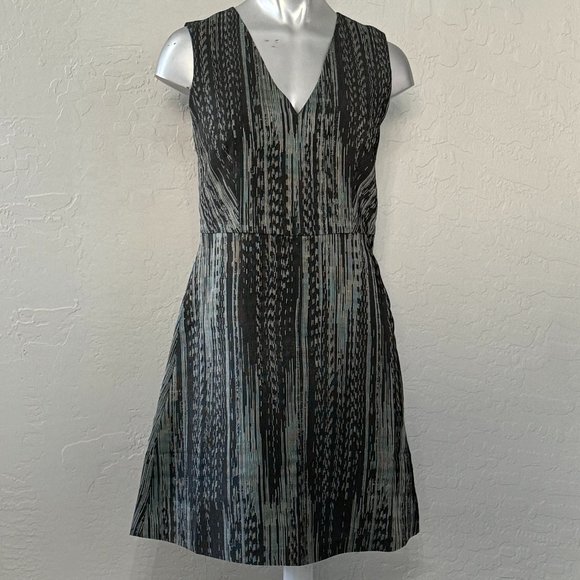 Dkny | Dresses | Dkny Green Black Aline Dress | Poshmark